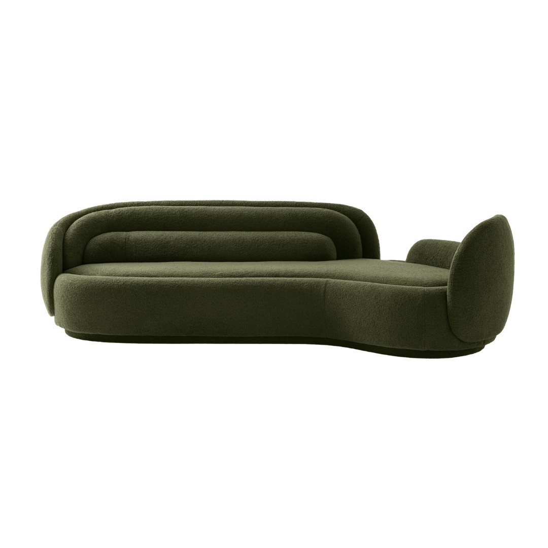 Peonia | Sofa with Peninsula - TELA Italian Furniture Boutique