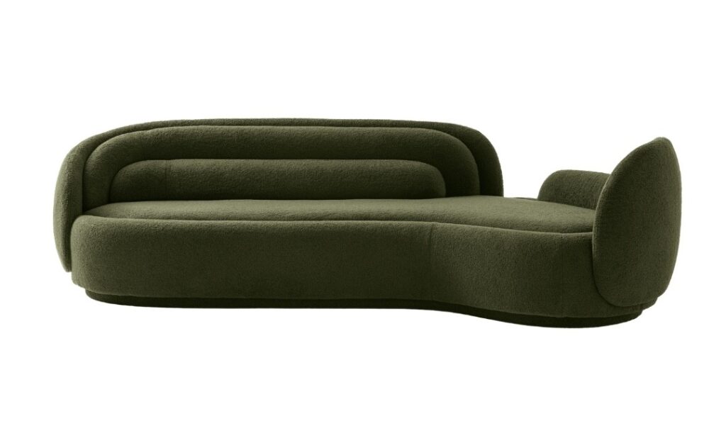 Peonia | Sofa with Peninsula - TELA Italian Furniture Boutique